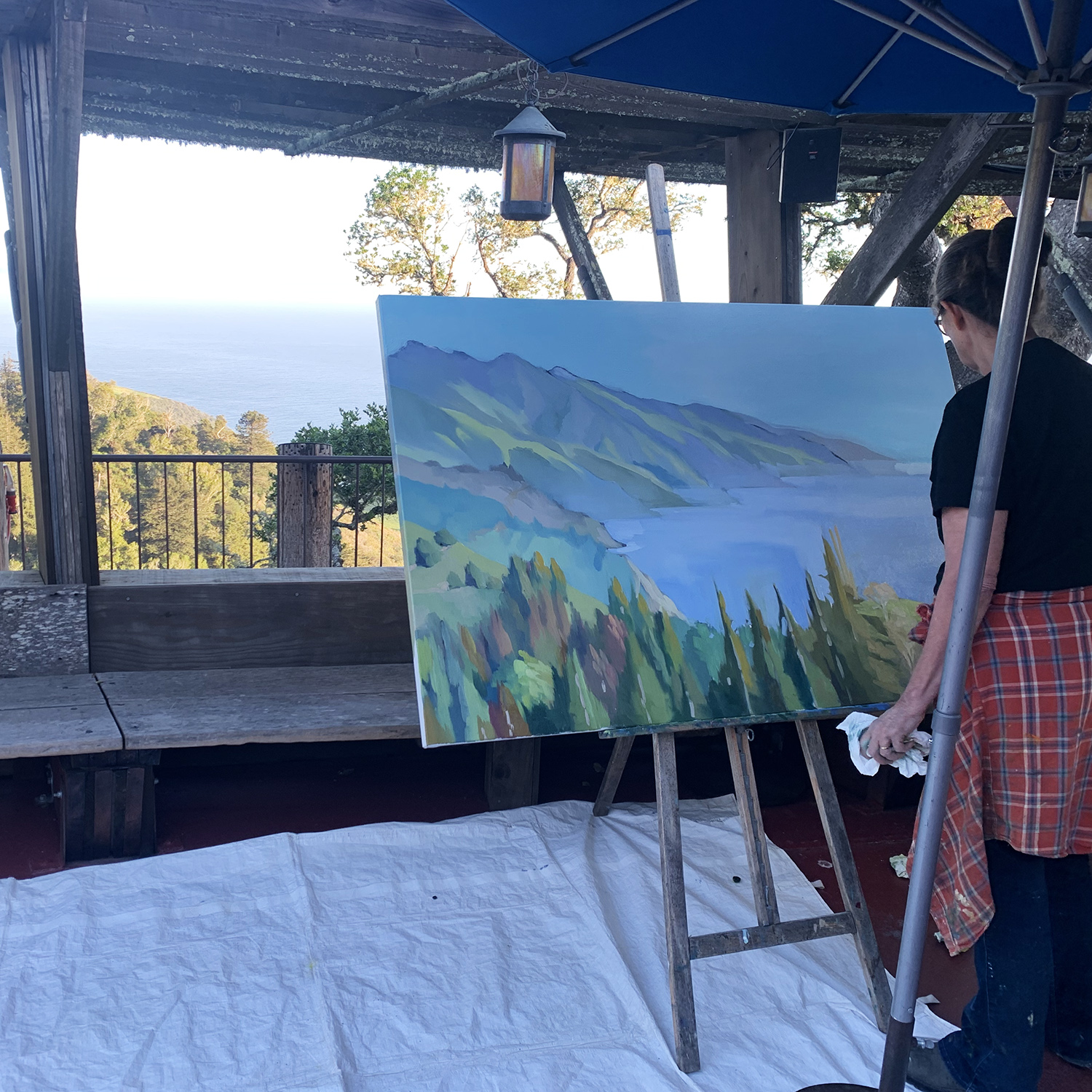 Plein Air Paintings, Nepenthe – Erin Lee Gafill